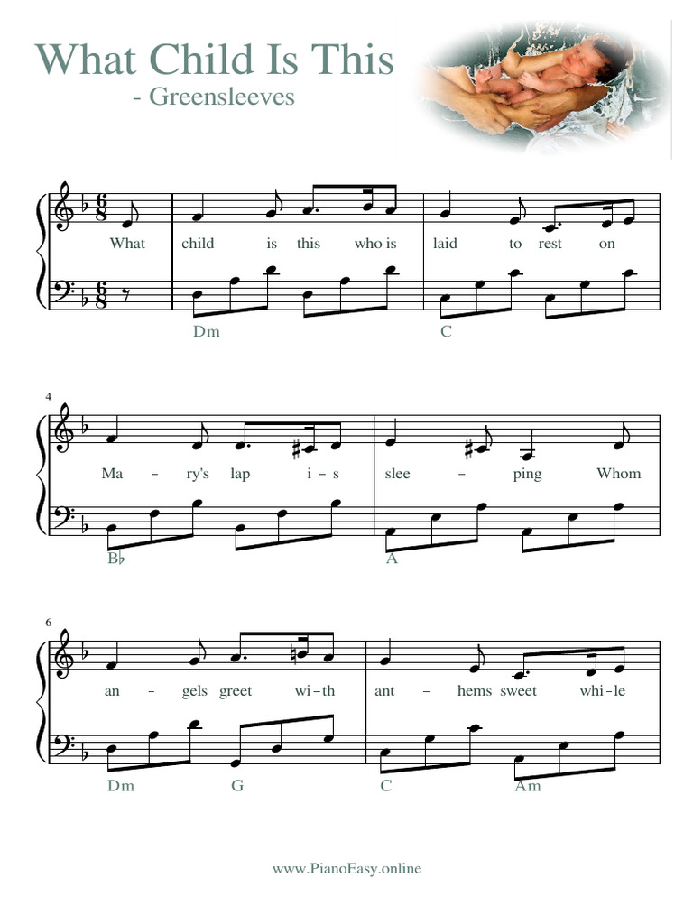 What Child Is This Greensleeves | PDF | Songs Written | Christmas Carols