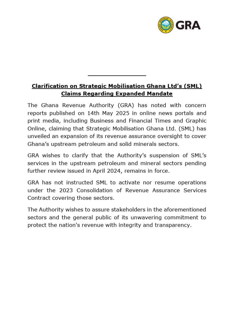 Gra Press Release | PDF