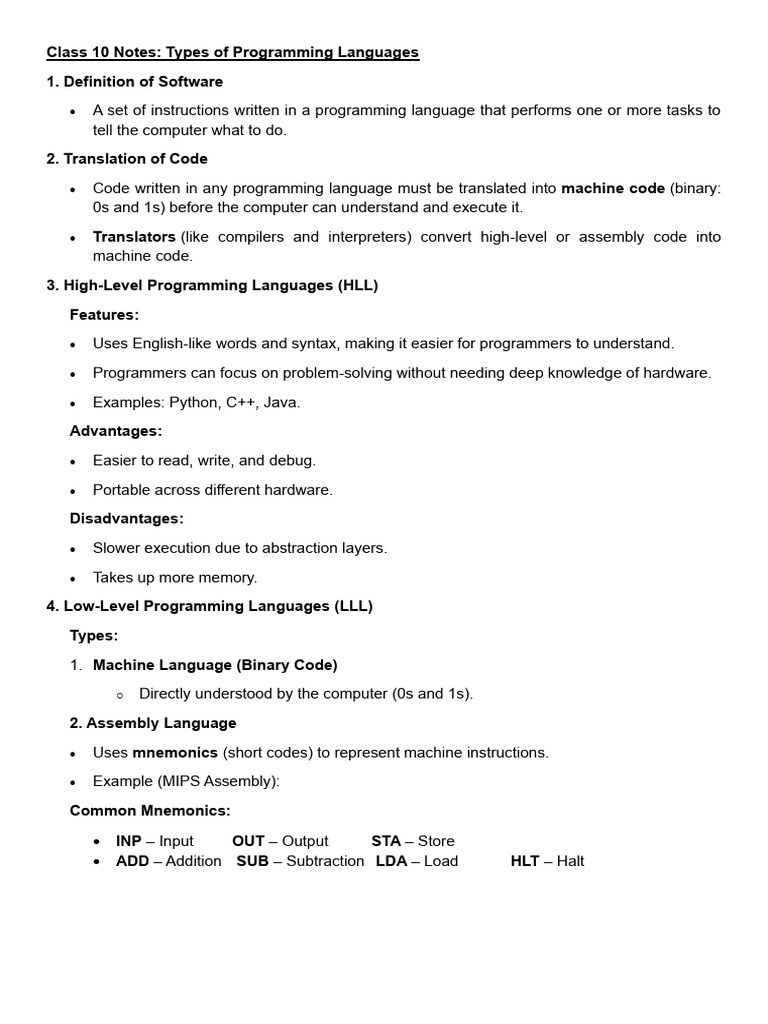 HLL vs LLL: Key Differences Explained | PDF | Assembly Language ...
