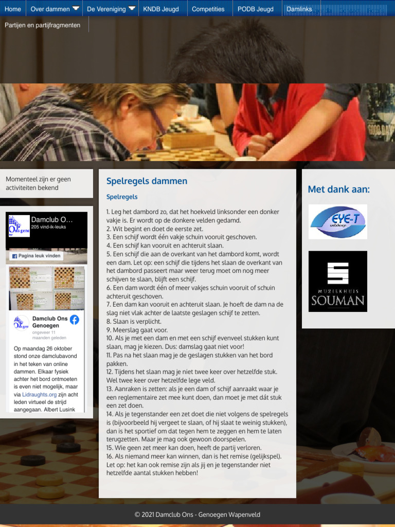 Spelregels Dammen | PDF