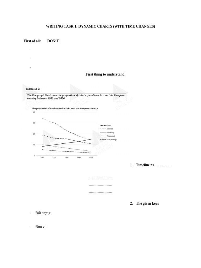 WRITING-TASK-1-Charts-Handout | PDF | Noun | Syntax