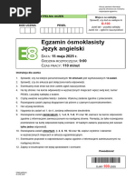 Matura 2025. Matematyka: Poziom Podstawowy (ARKUSZ CKE. WERSJA A) | PDF