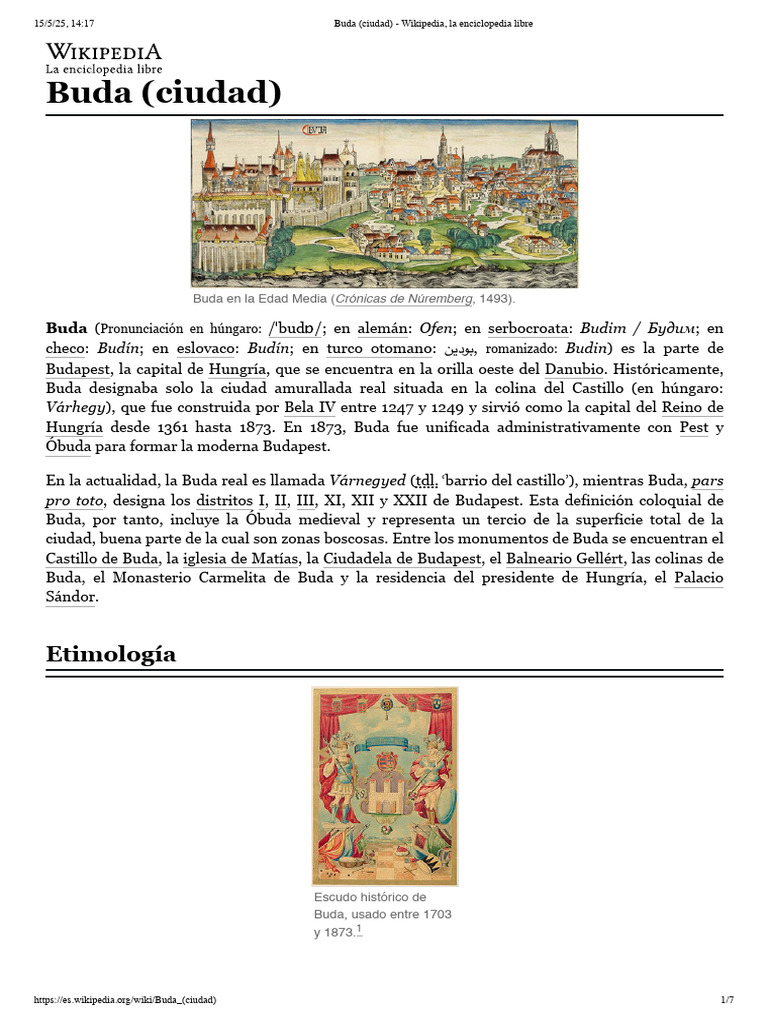 Buda | PDF | Budapest | Hungría