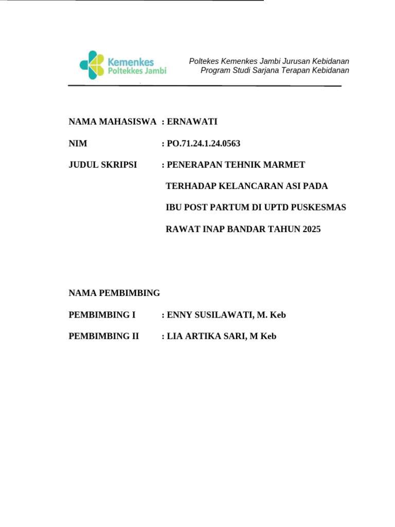 Lembar Konsul Proposal | PDF