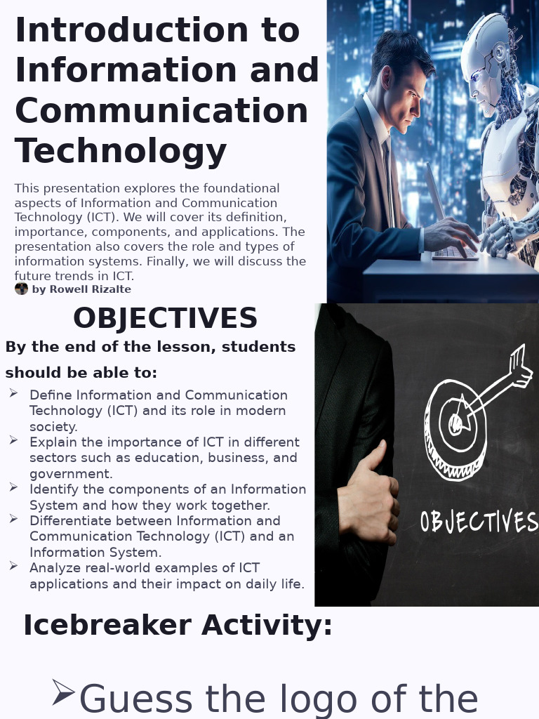 Introduction To Information and Communication Technology | PDF ...