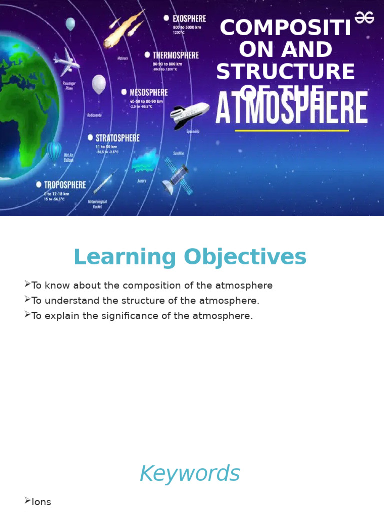 Atmosphere Composition and Structure Guide | PDF