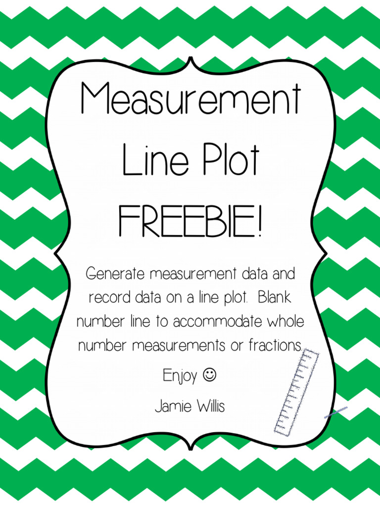 Measurement Line Plot Freebie! | PDF