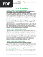 Sat Transition Words 2024 | PDF