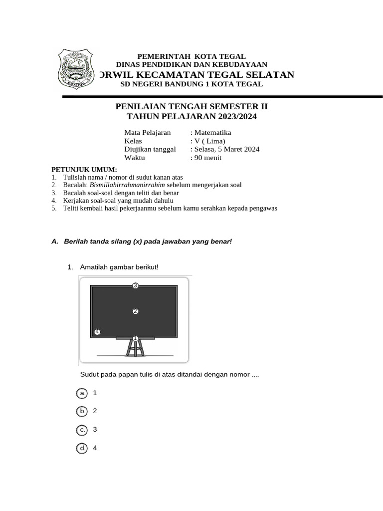 Matematika Kls 5 | PDF