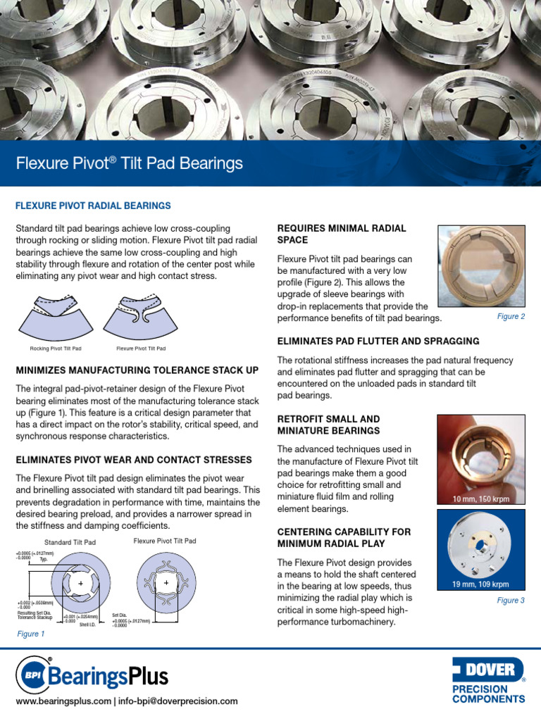 BPI 232S03 ENUS JA19 Flexure Pivot Bearings | PDF | Bearing (Mechanical ...
