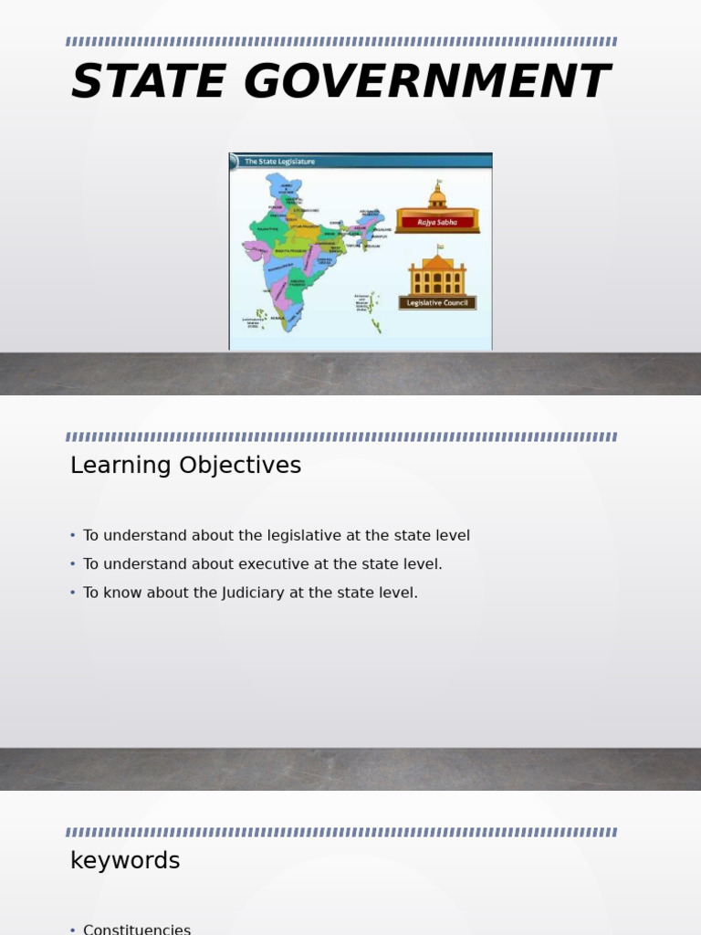 Gr7 PPT State Government | PDF | Political Charters | Governance