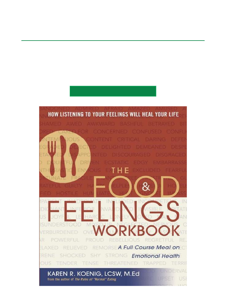 Food and Feelings Workbook Overview | PDF
