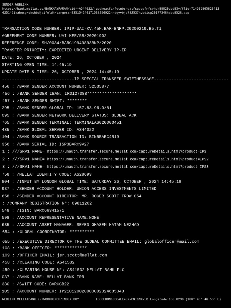 Mellat Bank Transaction Details | PDF | Payments | Banking Technology