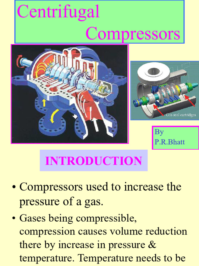 Centrifugal Compressor Course | PDF | Bearing (Mechanical) | Pump