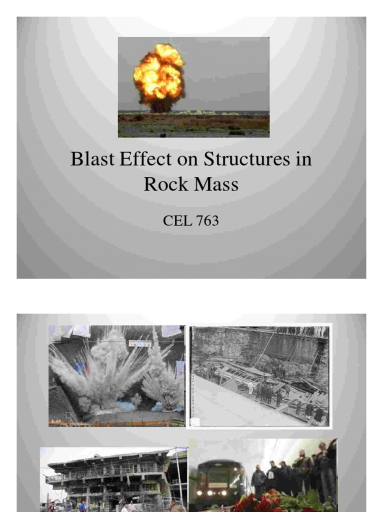Blast Effect On Structures in Rock Mass | PDF | Explosion | Explosive ...