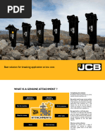 JCB Contractor Breaker Chart | PDF | Mechanical Engineering ...