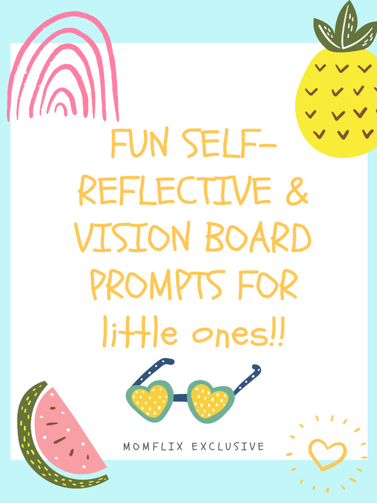Fun Vision Board Prompts for Kids | PDF