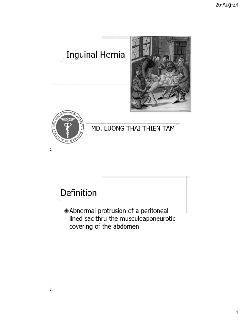Inguinal Hernia HIU - Compatibility Mode | PDF