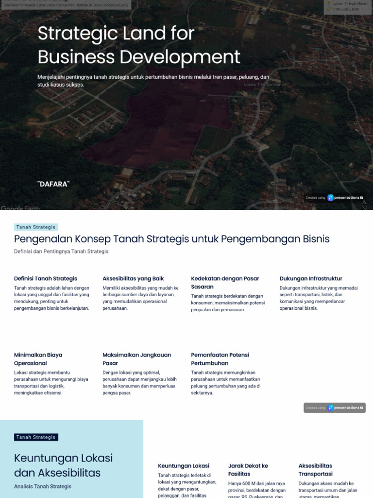 Strategic Land For Business Development | PDF