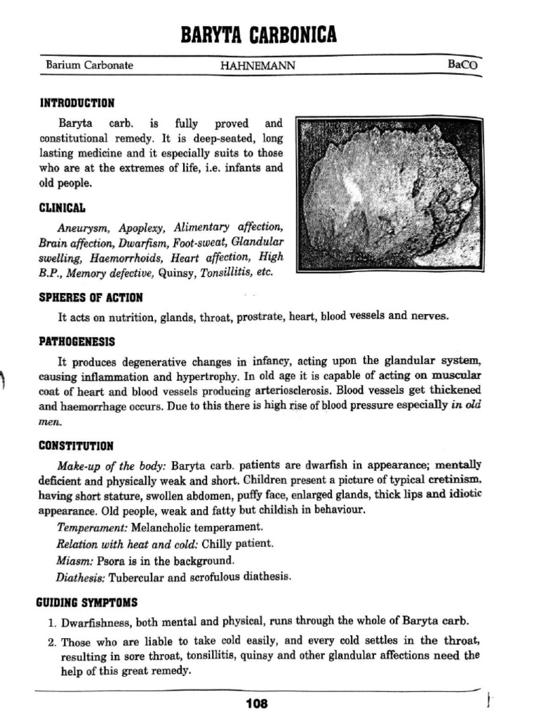 baryta carb | PDF
