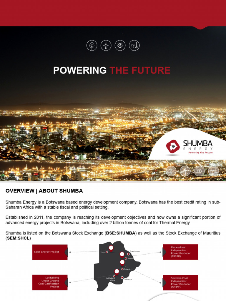 Shumba Energy: Botswana's Coal Power Projects | PDF | Coal | Power Station