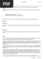 AP Psychology Unit 4 Practice Test | PDF | Perception | Senses