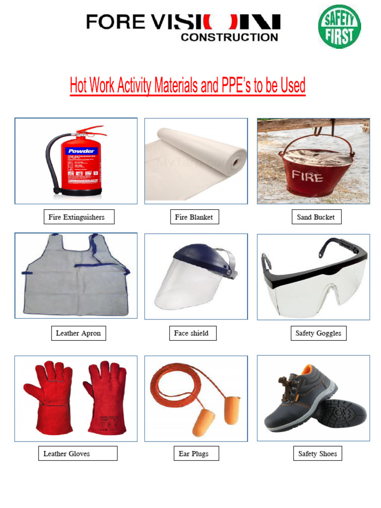 Hot Work Permit Ppe and Materials Availability | PDF