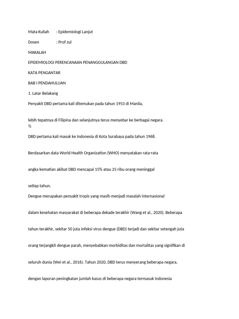 epid lanjut prof zul | PDF