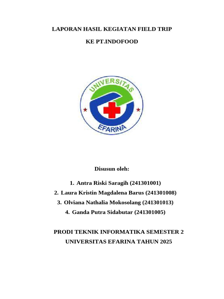 Laporan Hasil Kegiatan Field Trip | PDF