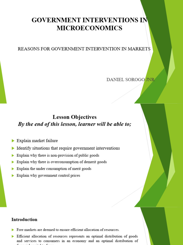 Government Inteventions | PDF | Tax Incidence | Elasticity (Economics)