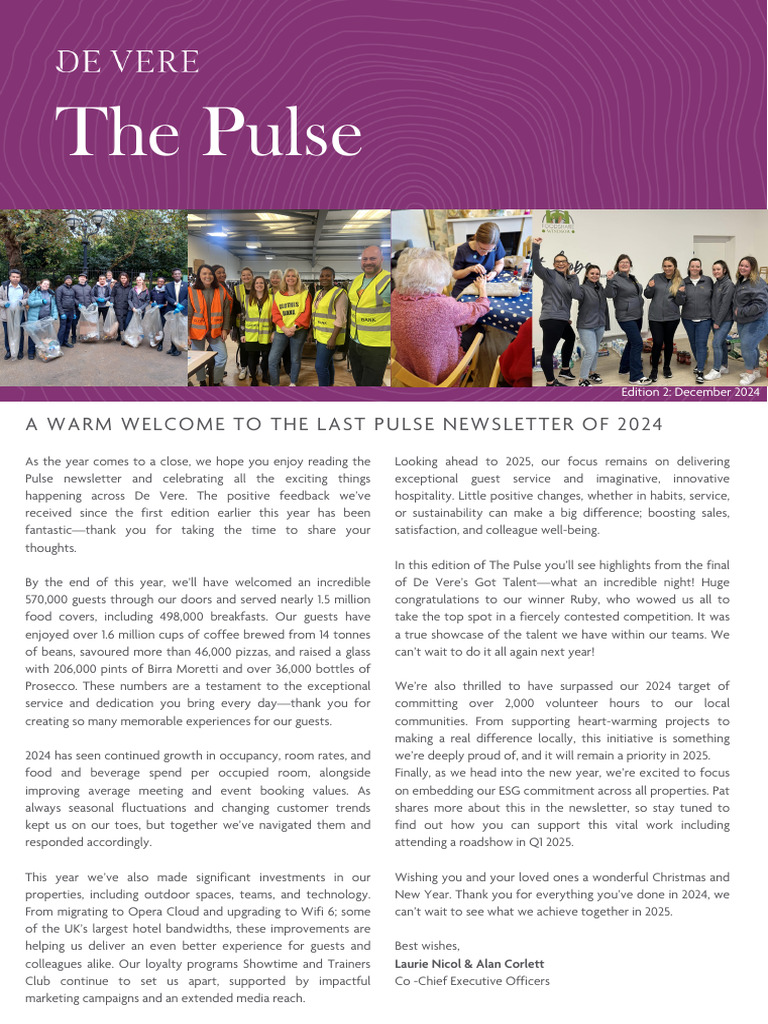 The Pulse: A Warm Welcome To The Last Pulse Newsletter of 2024 | PDF