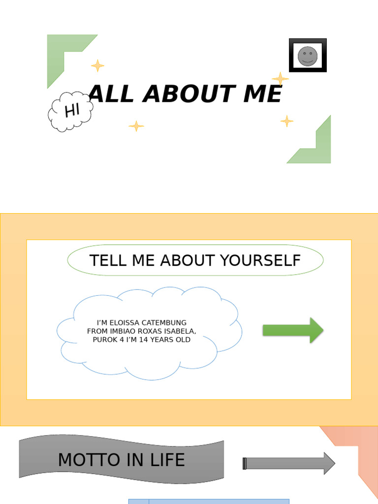 All About Me Eloissa | PDF
