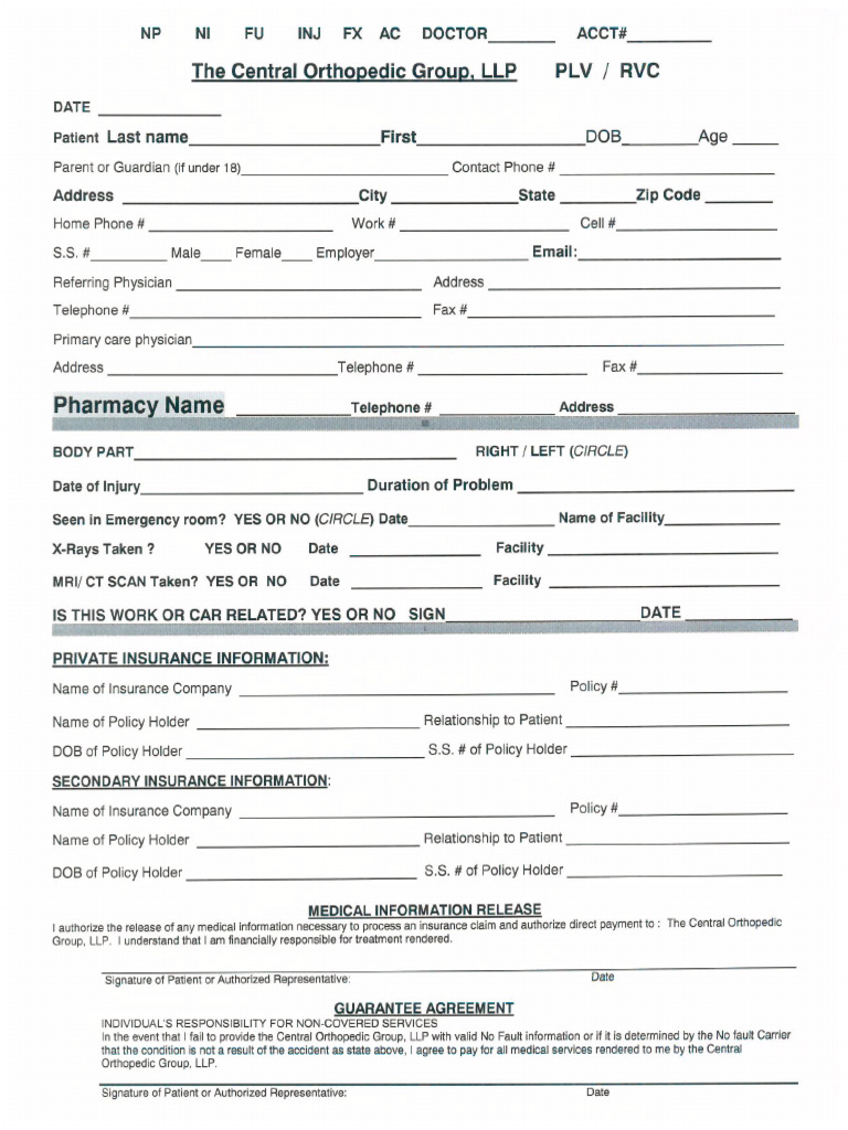 New Patient Packet | PDF