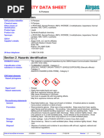 Unleaded Petrol Safety Data Sheet | PDF | Dangerous Goods | Toxicity