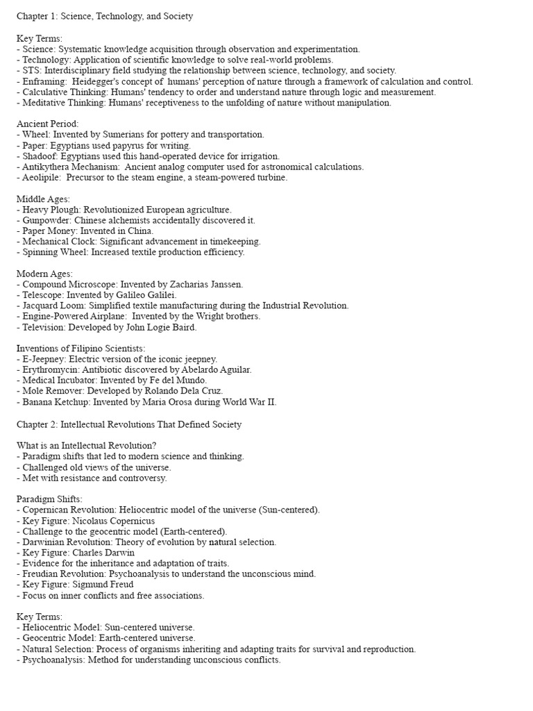 STS Reviewer | PDF | Science | Dignity