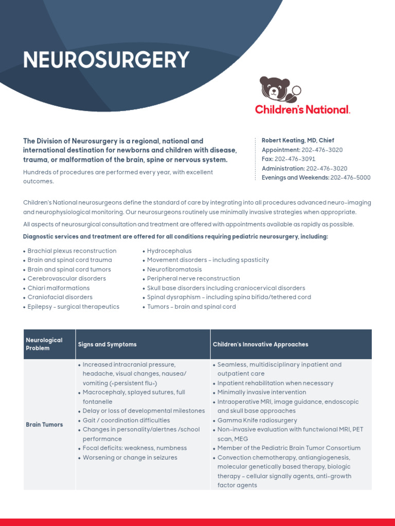 Neurosurgery Referral Guidelines | PDF | Neurosurgery | Brain Tumor