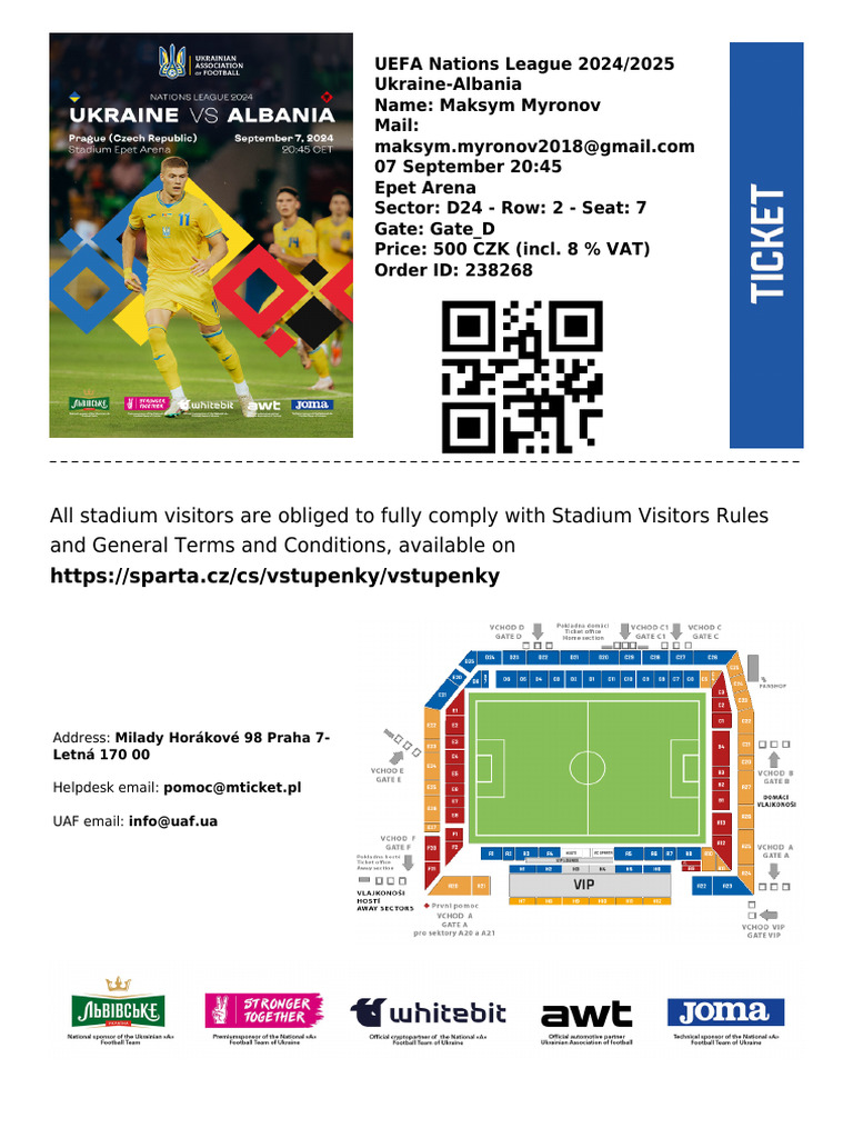 All Stadium Visitors Are Obliged To Fully Comply With Stadium Visitors ...