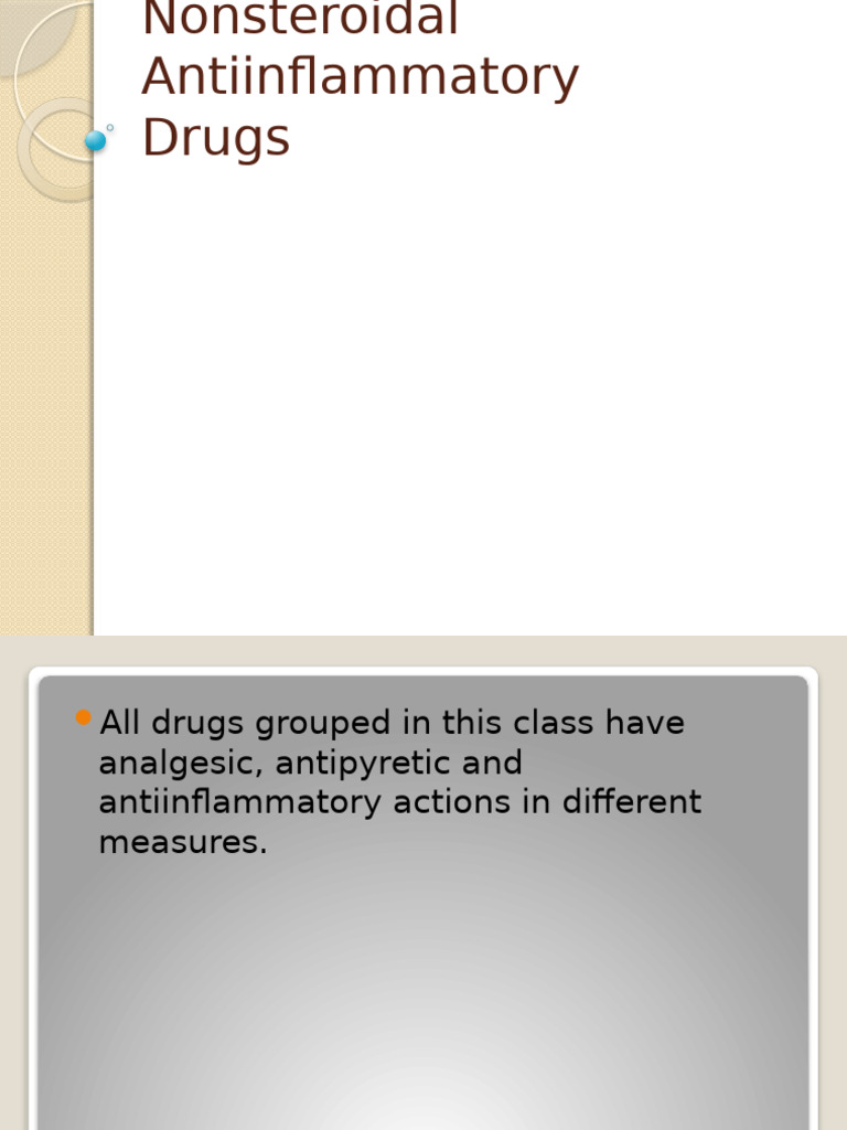Nsaid and Oxicam Derivatives | PDF