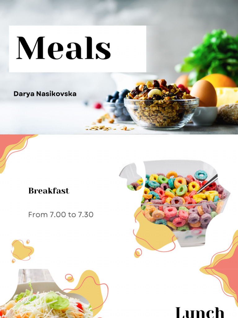 Meals | PDF