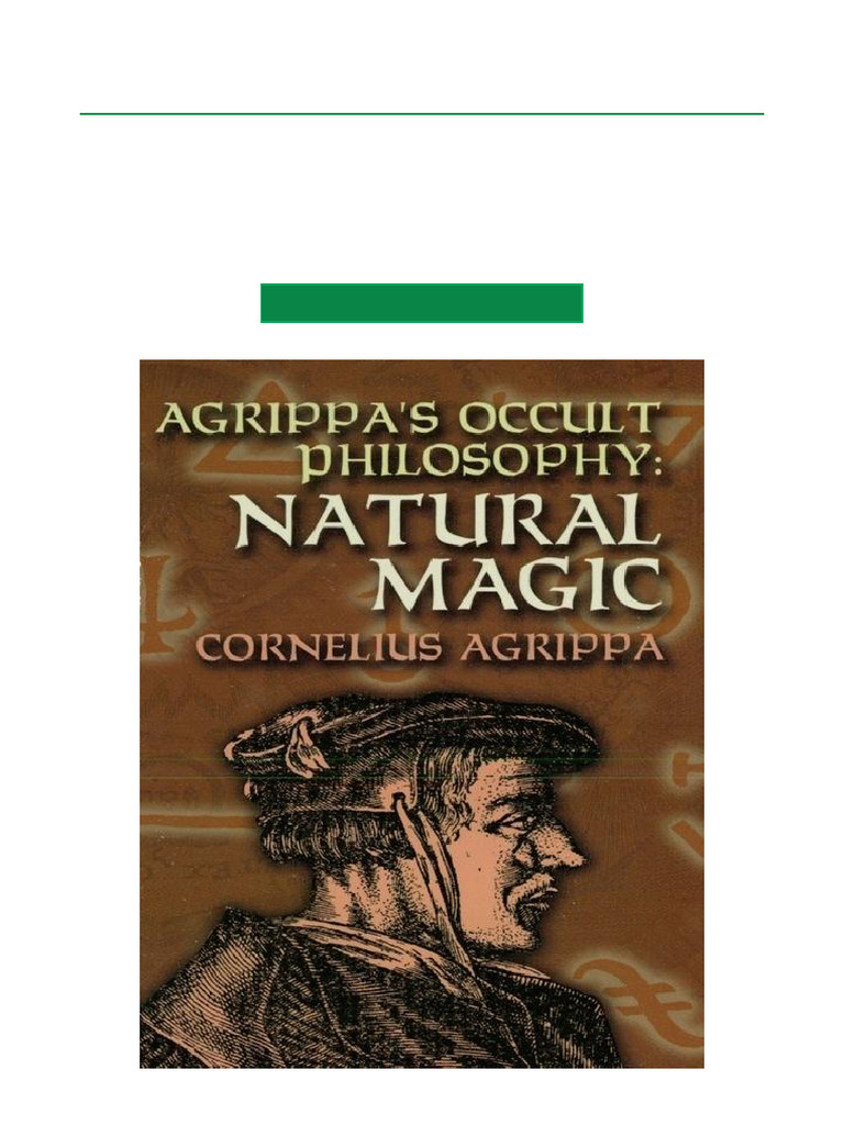 Best Offer Agrippa's Occult Philosophy Full Version Download | PDF