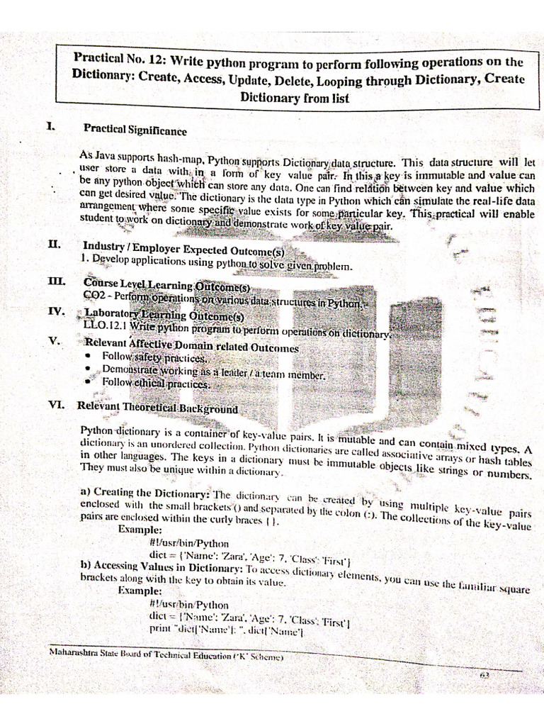 Python Practical 12 and 13 | PDF