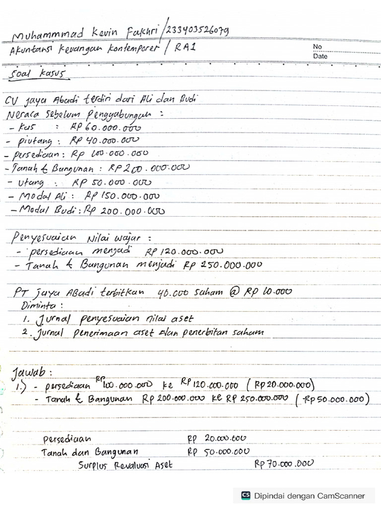 Muhammad Kevin Fakhri - 233403526079 - Tugas Pertemuan 4 (Soal Kasus CV ...