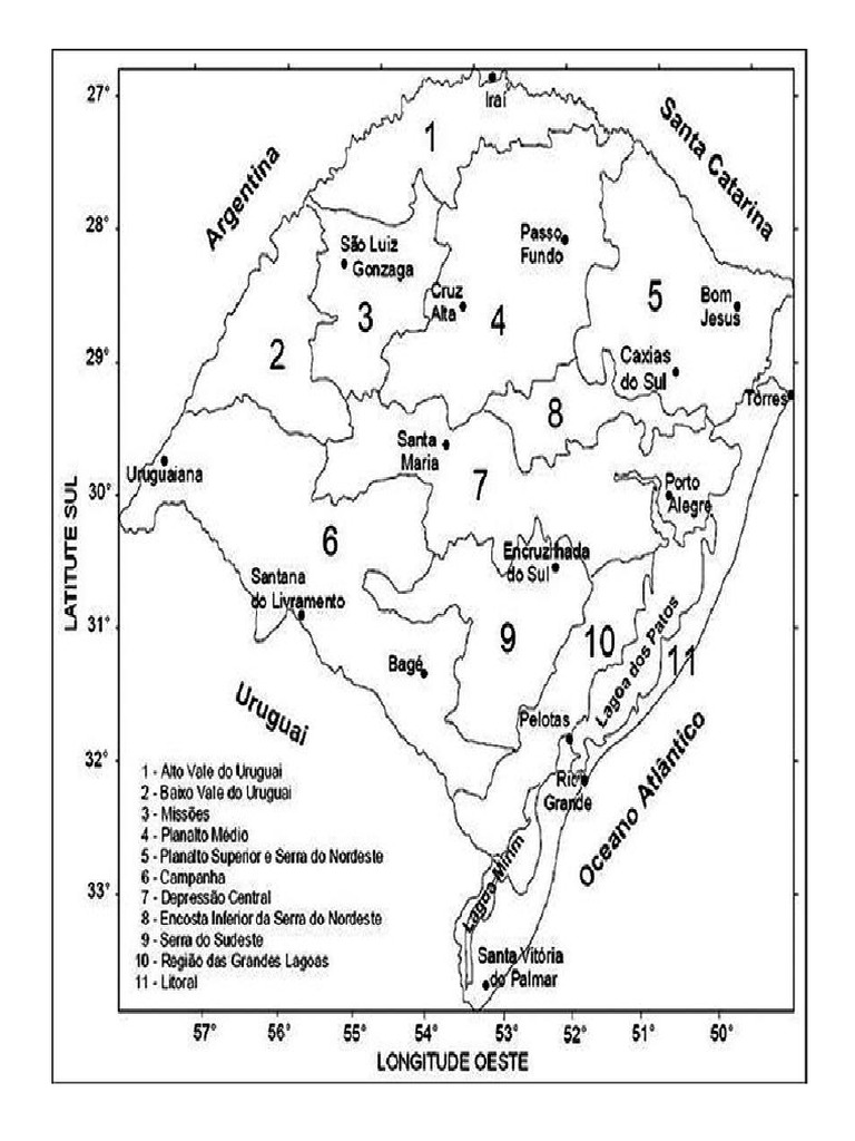 Mapa RS | PDF