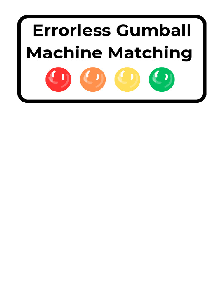 Gumball Errorless File Folder | PDF