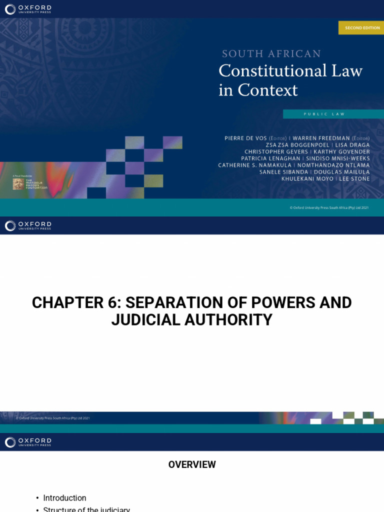 Separation of Powers Notes | PDF | Prosecutor | Supreme Courts