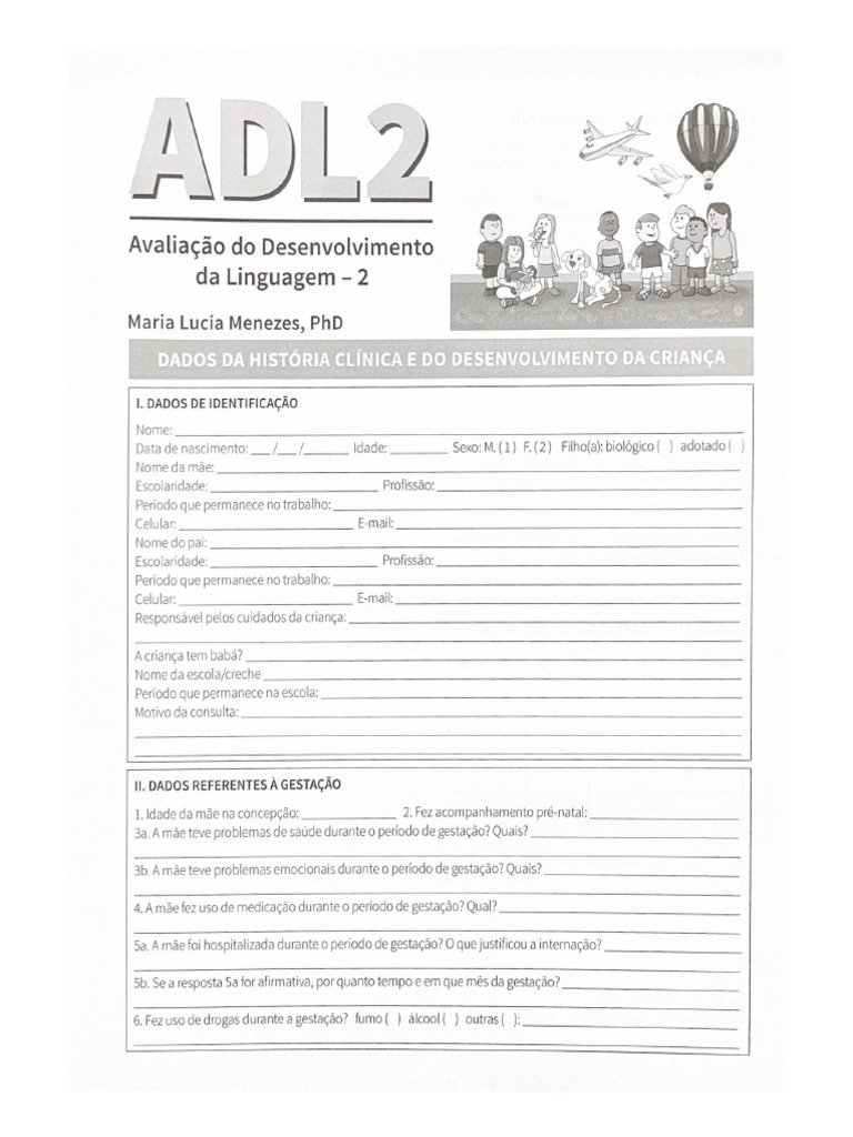 Protocolo de Anamnese Adl | PDF