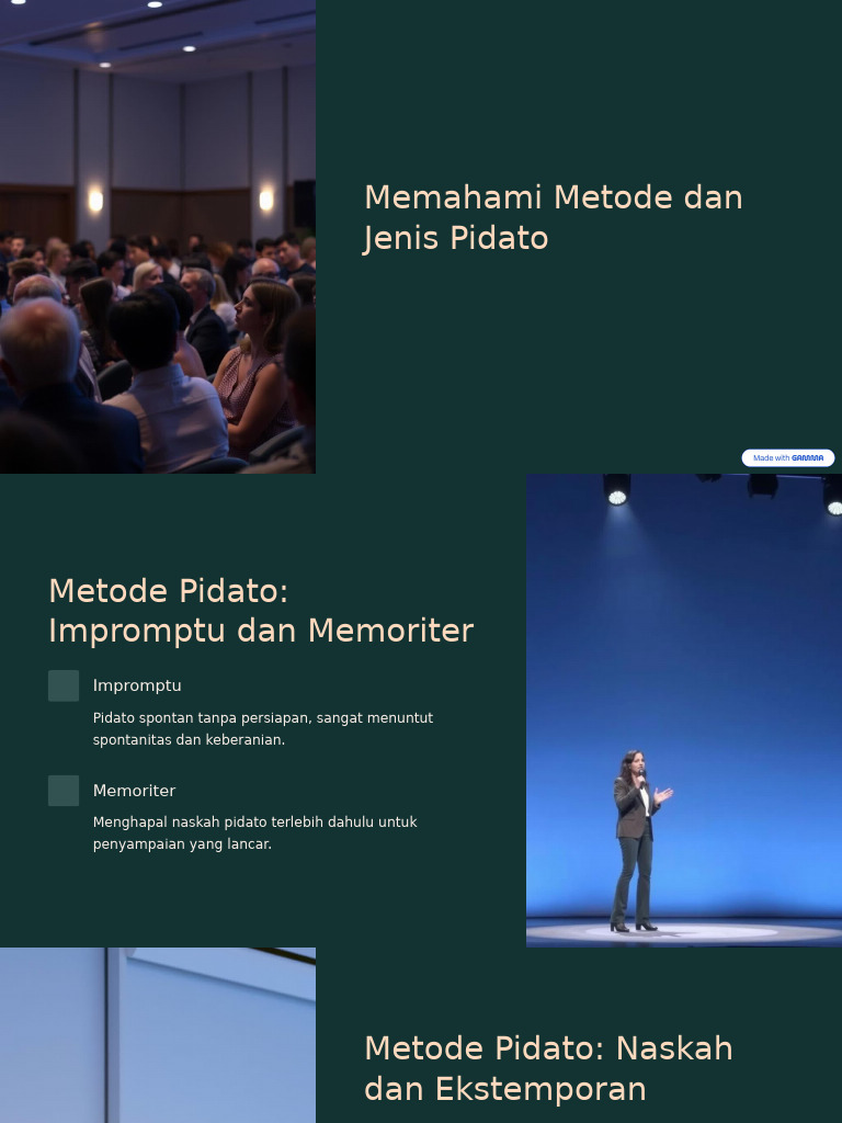 Memahami Metode Dan Jenis Pidato | PDF
