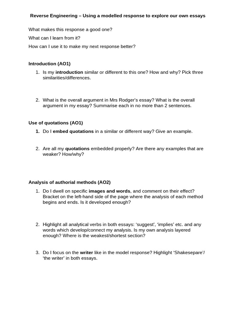 Enhancing Essays Through Model Analysis | PDF | Essays | Cognitive Science