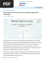 Raman Spectros | PDF | Raman Spectroscopy | Spectroscopy