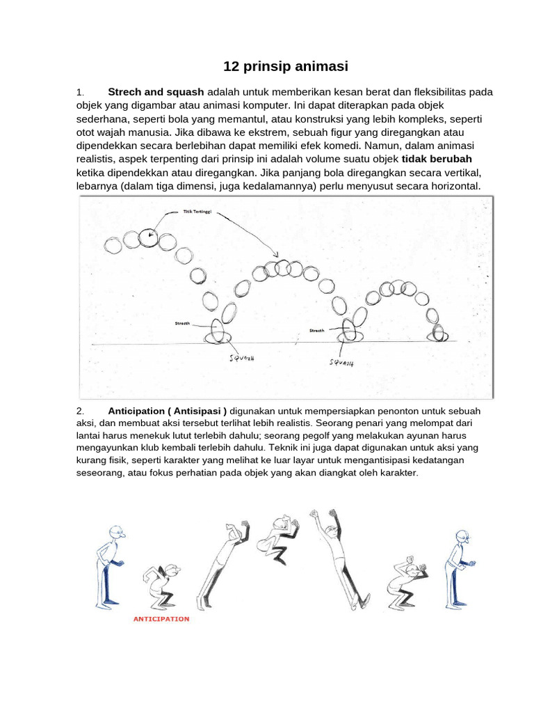 12 Prinsip Animasi | PDF